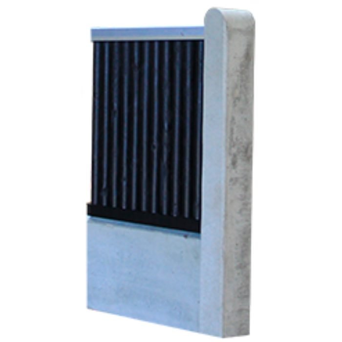 Sort raftehegn | Stilrent & holdbart raftehegn m. beton