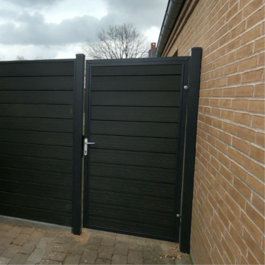 Skagen stakit låge i trykimprægneret træ model "Storm" 100x80cm (BxH ...