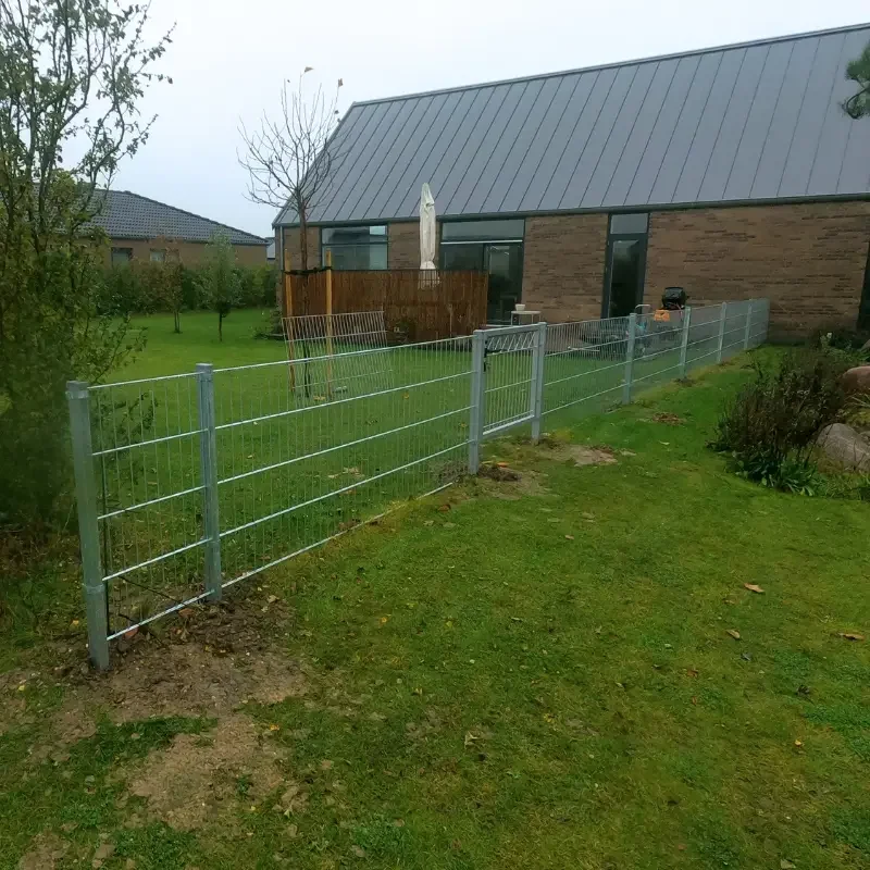 Viby 2D panelhegn 250x95 cm galvaniseret – stærkt og ...