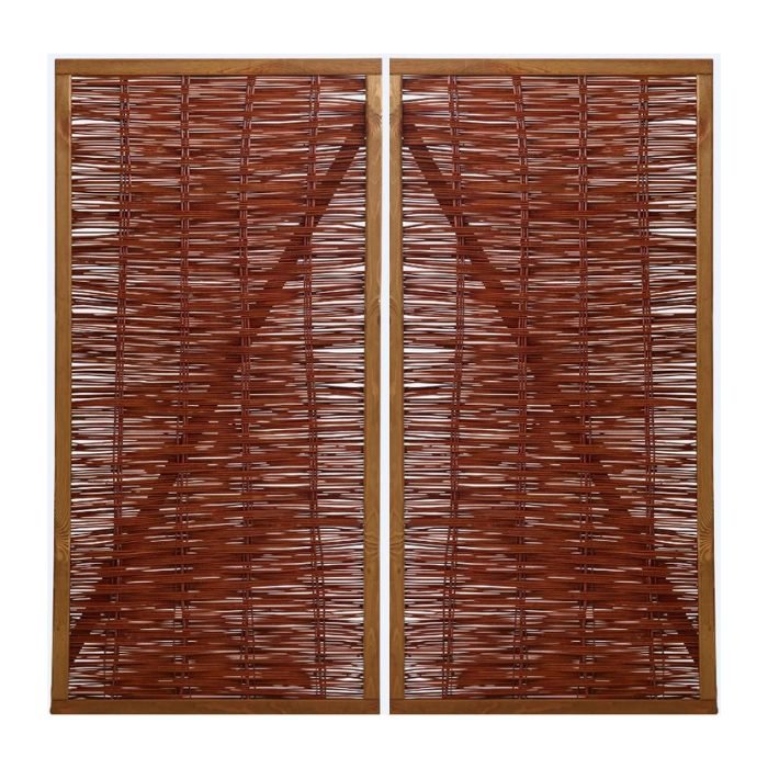 Pileflet dobbeltlåge 180x180cm (BxH) - Dobbeltlåger til pileflethegn ...